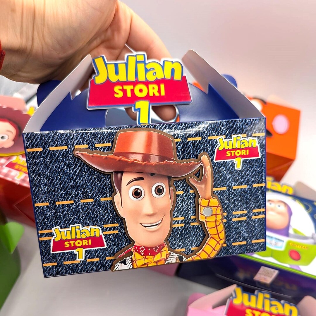 Toy Story Box Personalized Toy Story Gable Favor Box Toy Story Party ...