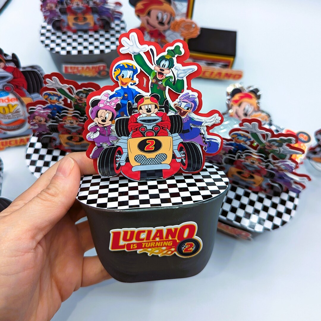 Mickey Roadster Racers Pringles/mickey Party Decorations/mickey Mouse ...