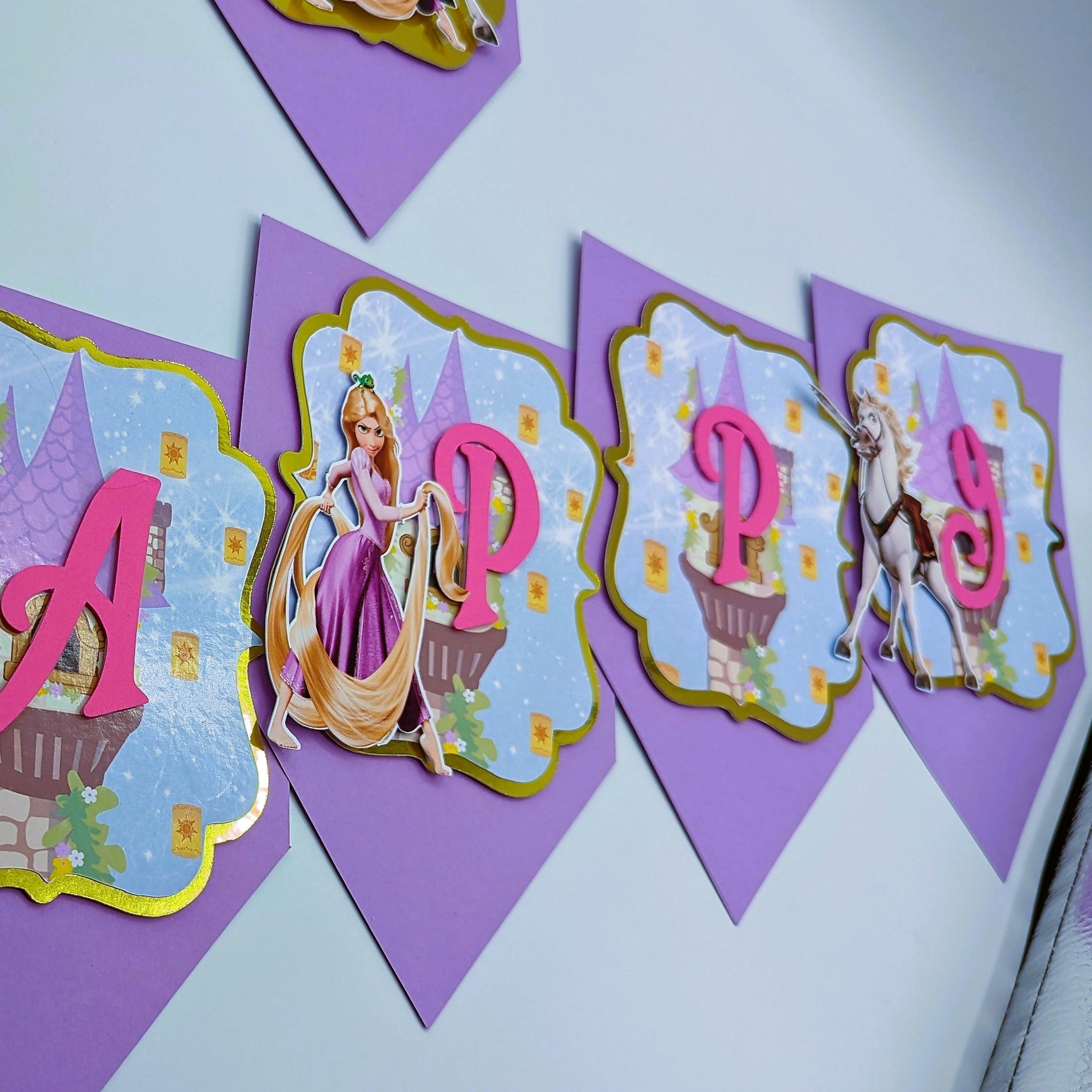 Tangled Banner/tangled Party Decorations/tangled Birthday Banner ...