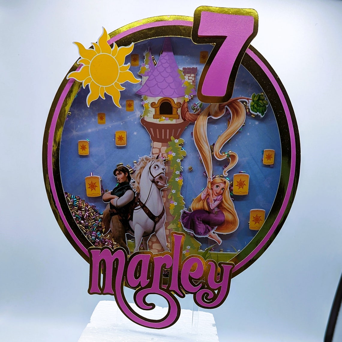 Tangled Cake Topper/tangled Party Decorations/tangled Birthday - Etsy
