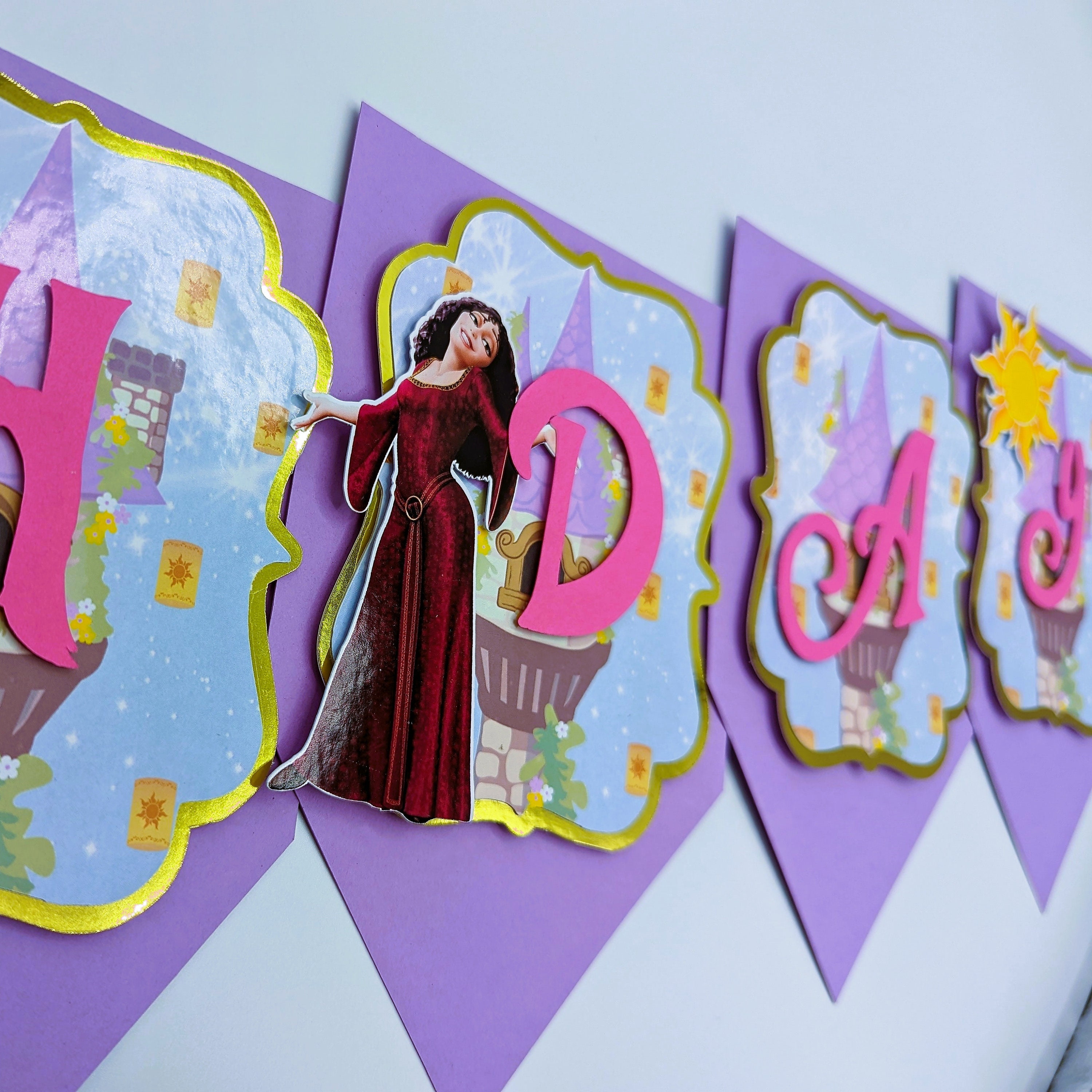 Tangled Banner/tangled Party Decorations/tangled Birthday Banner ...