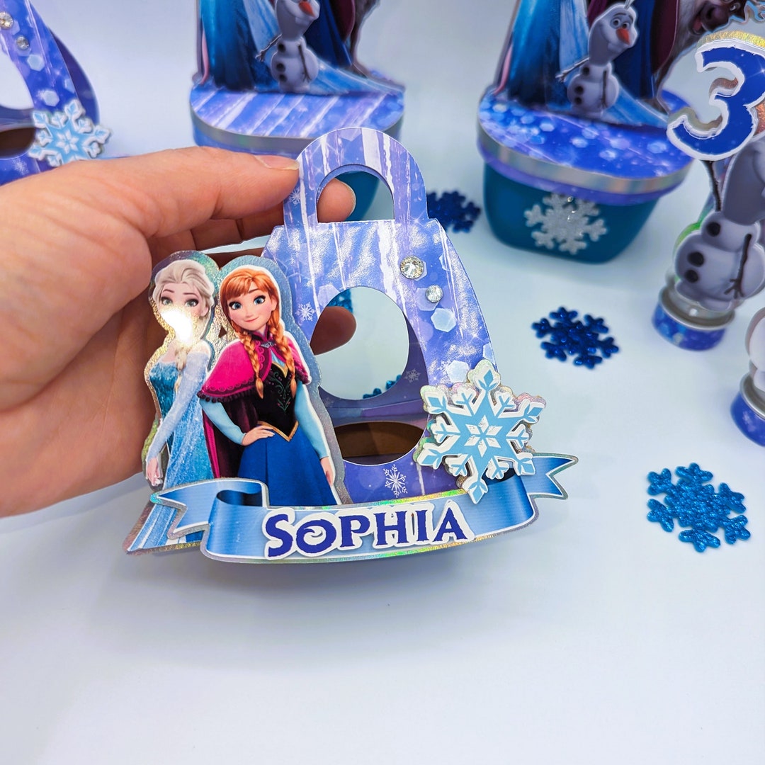 Frozen Kinder Egg Box/frozen Party Decorations/personalized Kinder Joy ...