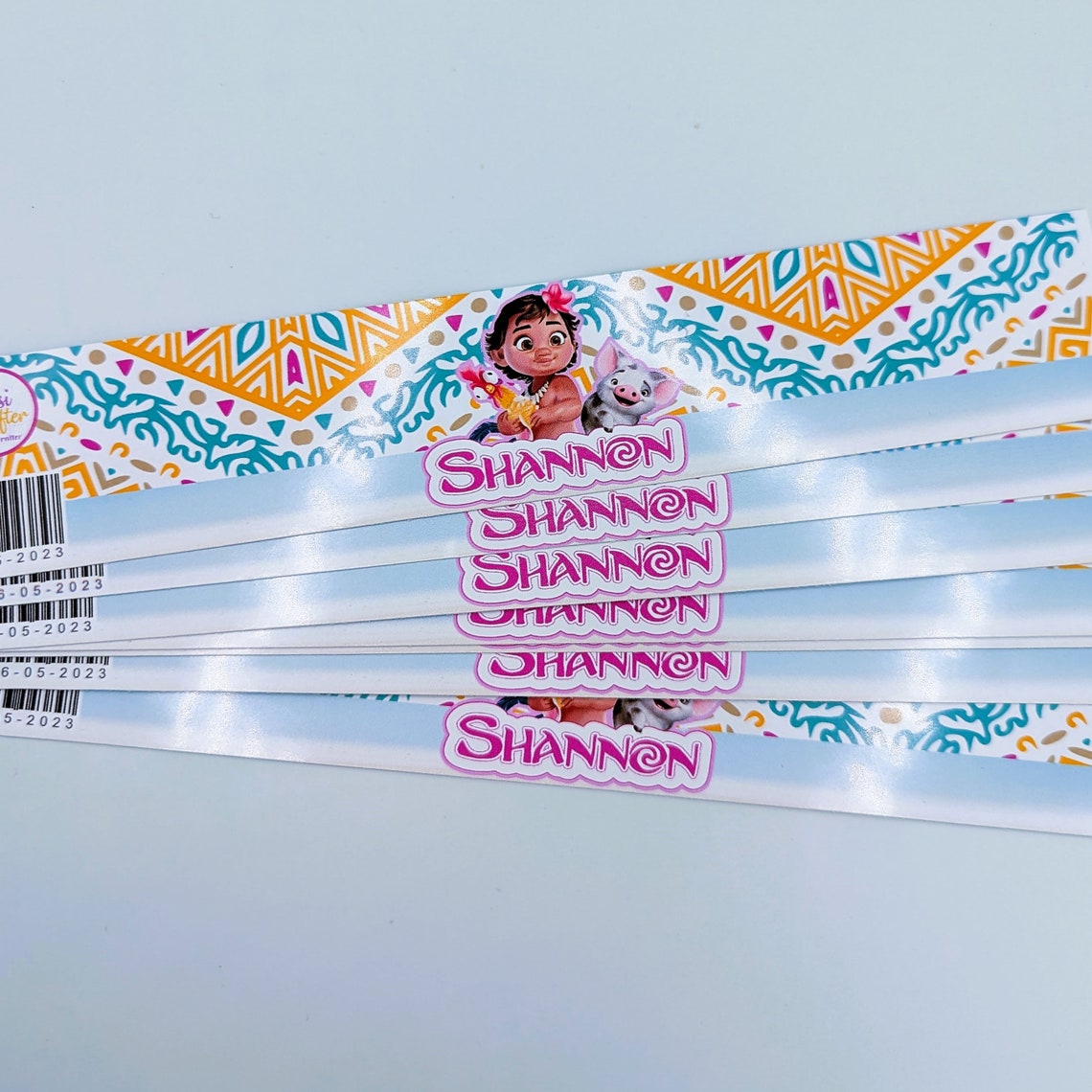Moana Water Bottle Label/baby Moana Birthday Party Decoration/moana ...