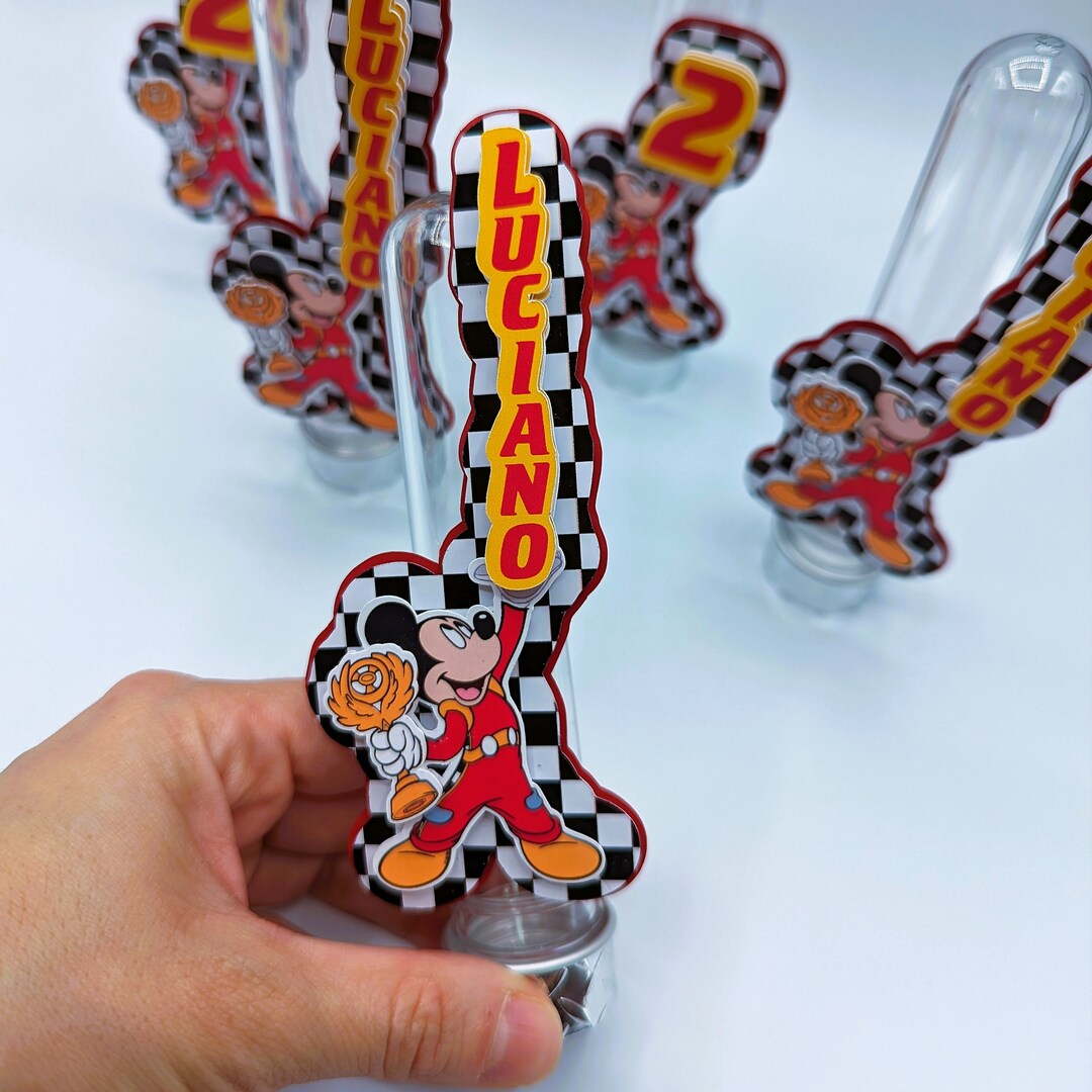 Mickey Roadster Racers Candy Tube/mickey Party Supplies/candy Tube ...