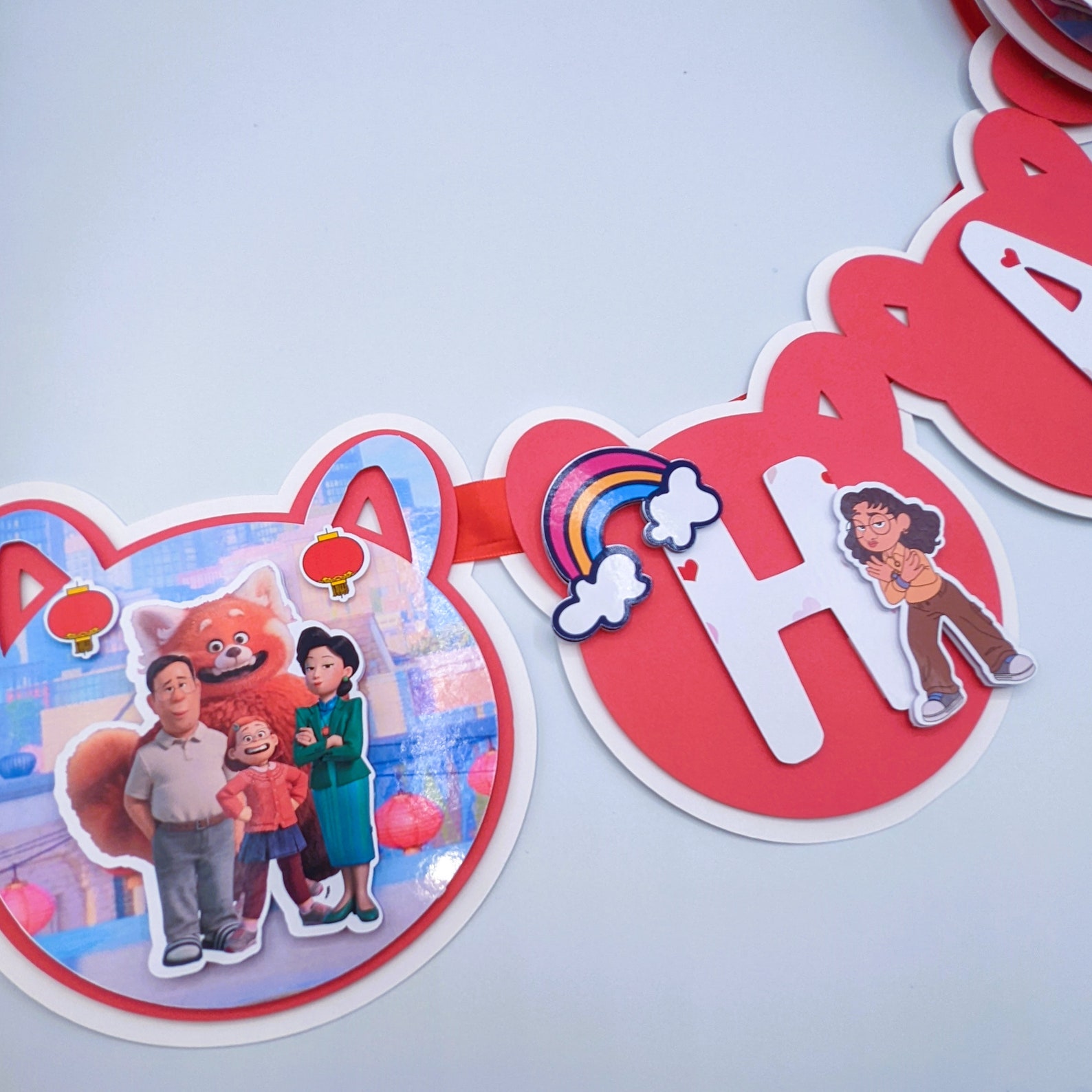 Turning Red Banner/turning Red Party Decorations/turning Red - Etsy