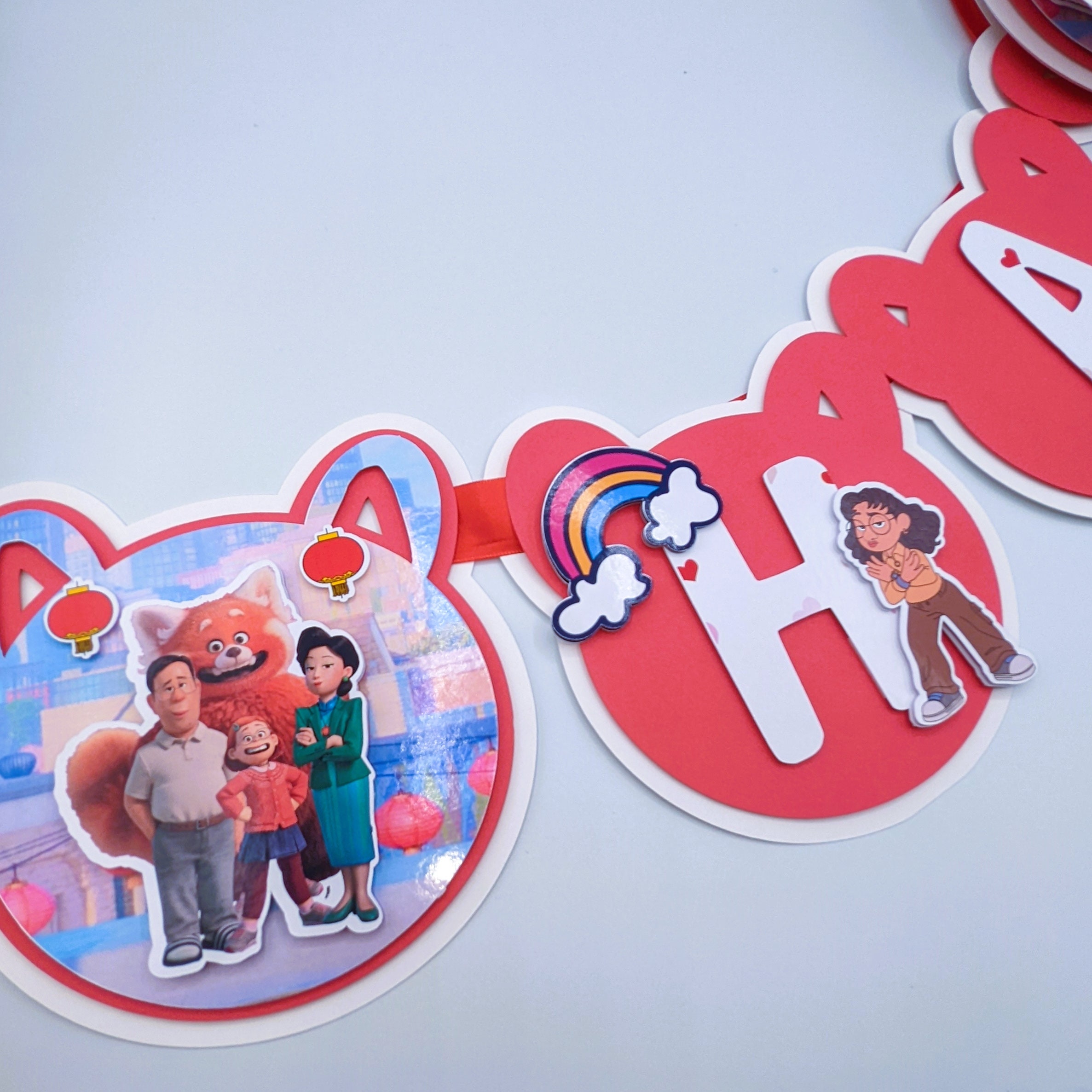 Turning Red Banner/turning Red Party Decorations/turning Red - Etsy