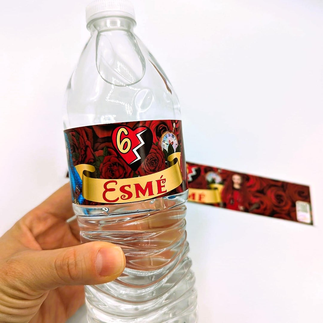 Descendants Water Bottle Labels/birthday Party Decorations/descendants ...