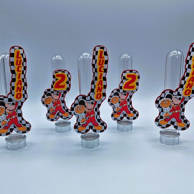 Mickey Roadster Racers Candy Tube/mickey Party Supplies/candy Tube ...