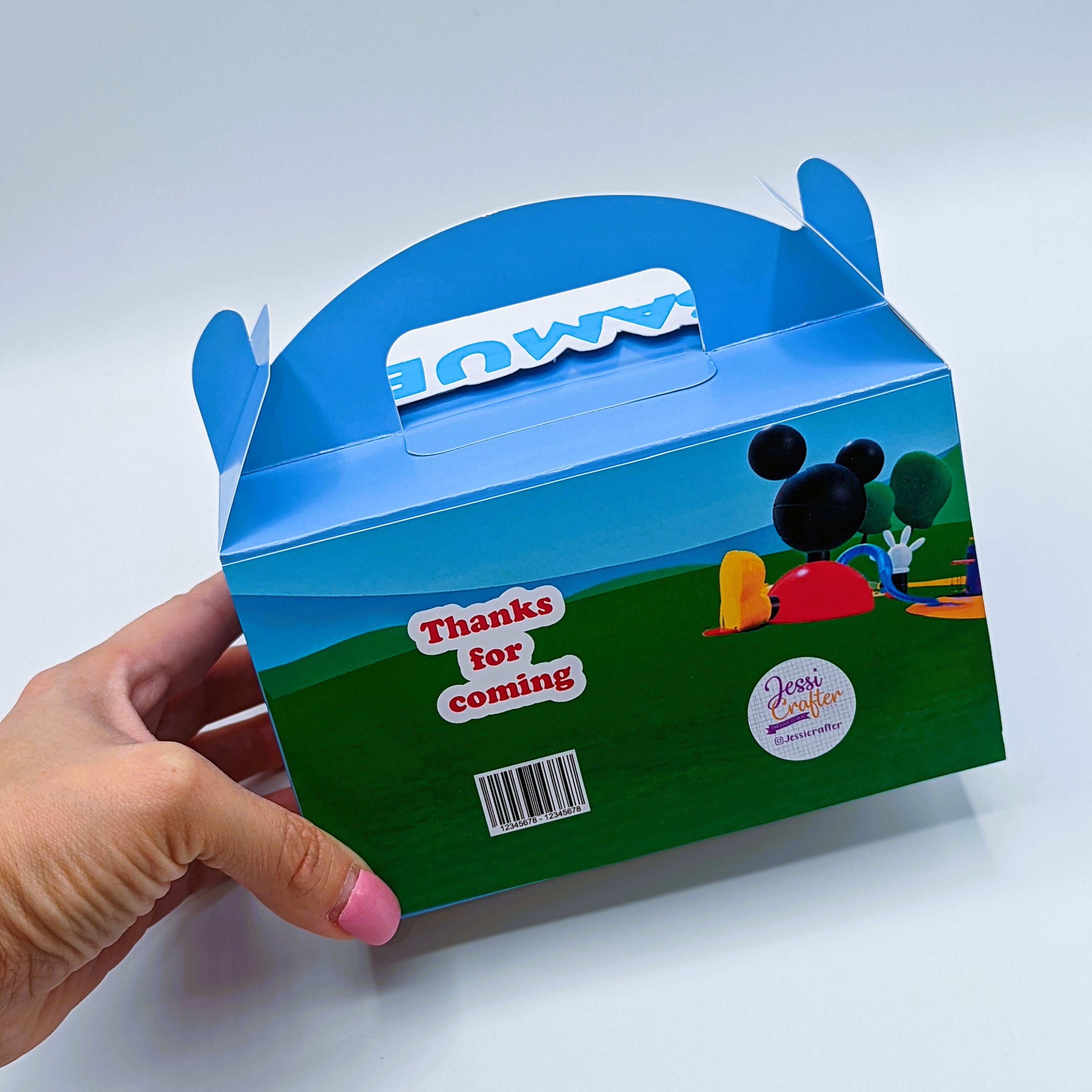 Mickey Favor Box/mickey Mouse Clubhouse/personalized Mickey Gable Favor ...