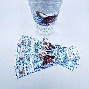 Maui Water Bottle Labels/maui From Moana Birthday Party Decorations ...