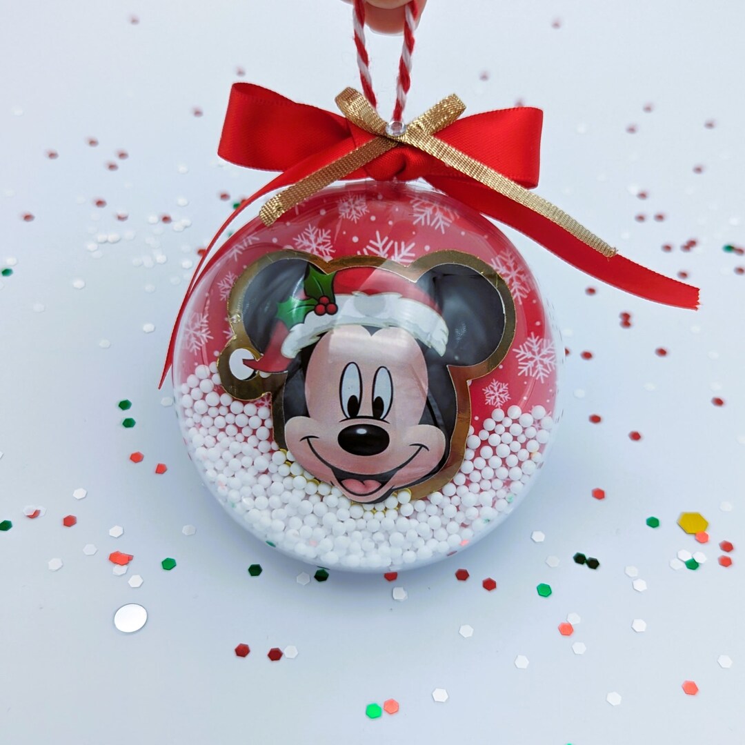 Mickey Mouse Christmas Ornaments/mickey Personalized Christmas ...