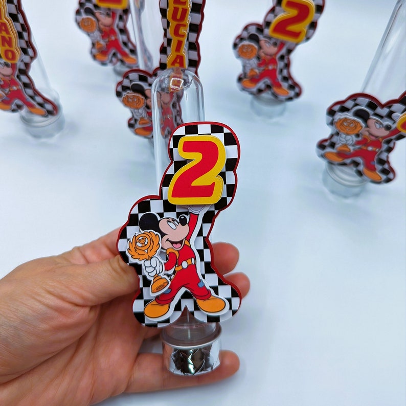Mickey Roadster Racers Candy Tube/mickey Party Supplies/candy Tube ...