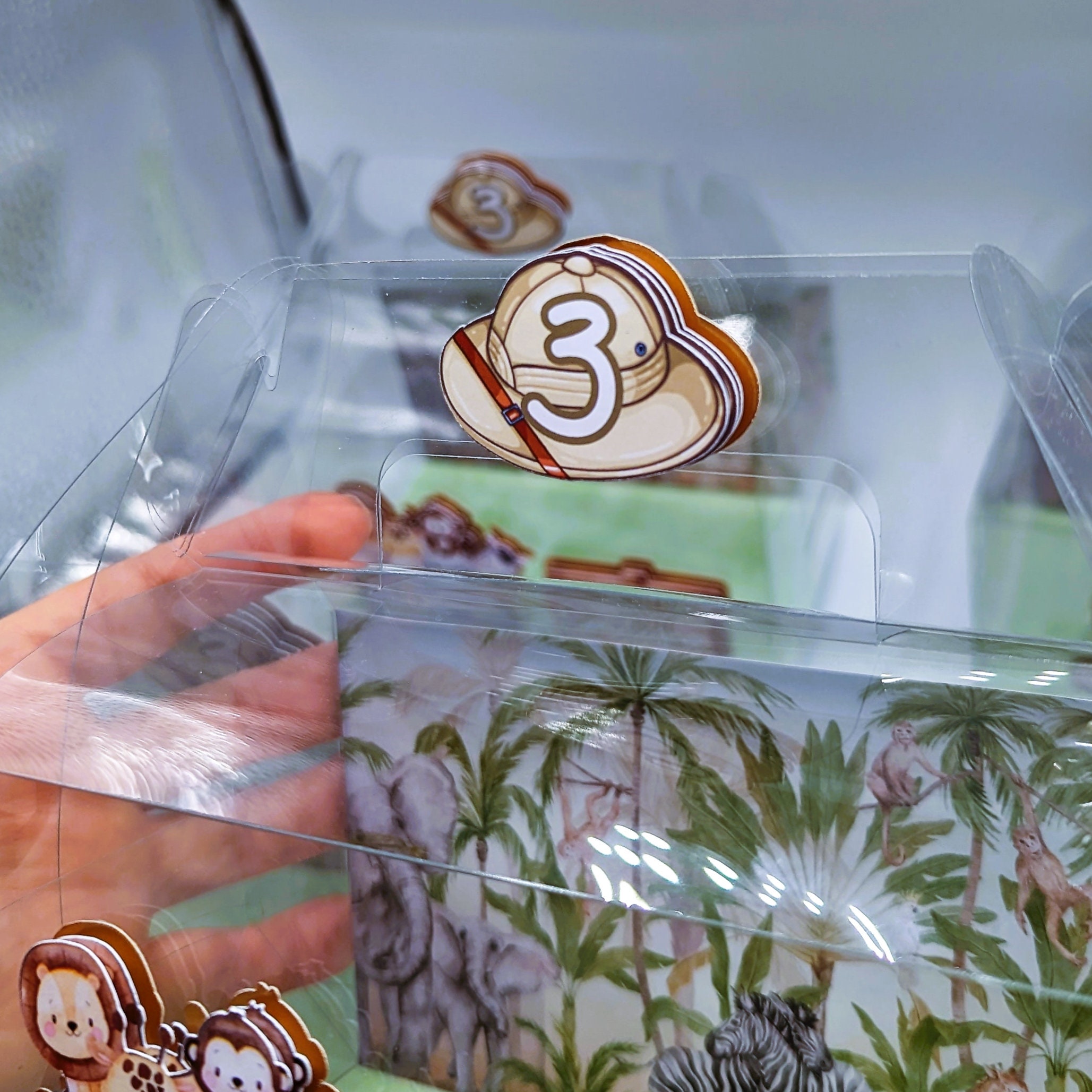 Baby Safari Favor Box/baby Safari/personalized Safari Gable - Etsy