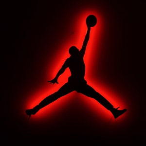 Led Jordan Wall Clock - Etsy