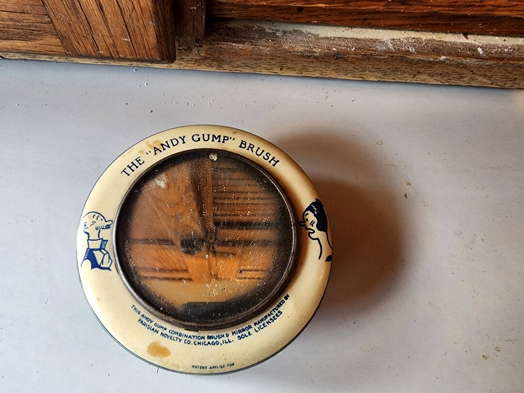 1920s the "andy Gump" Combination Brush and Mirror - Etsy