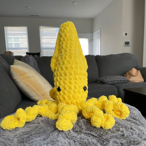 Stuffed Animal Squid - Etsy
