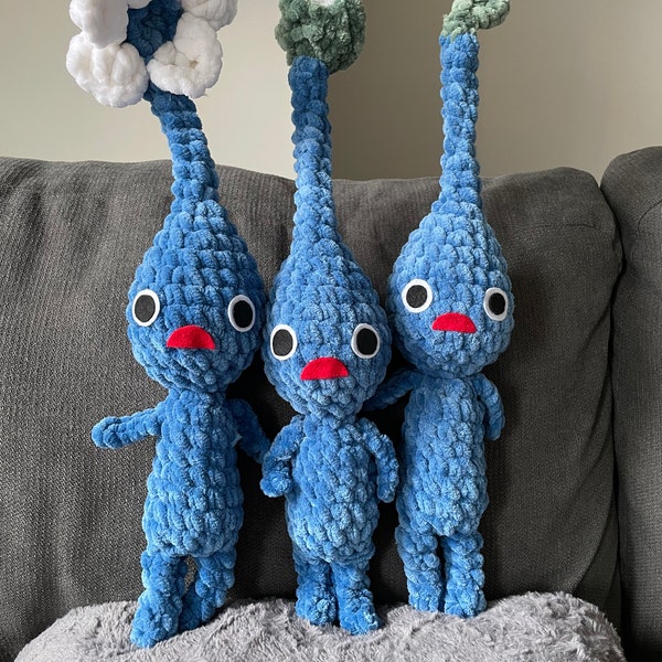 Blue Pikmin Plushie - Etsy