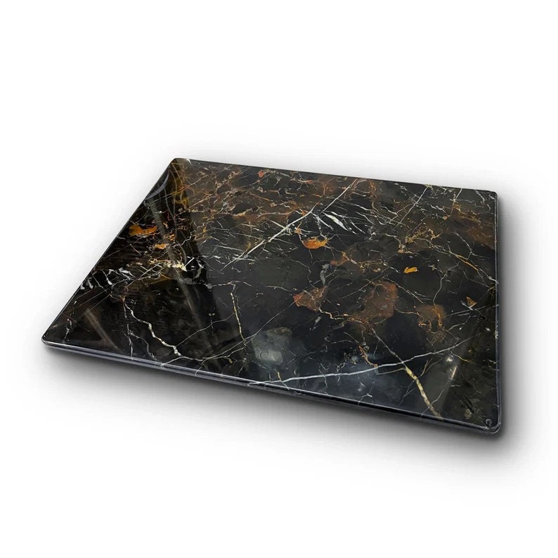 Black Marble Cutting Board Marble Cheese Board Housewarming Gift ...