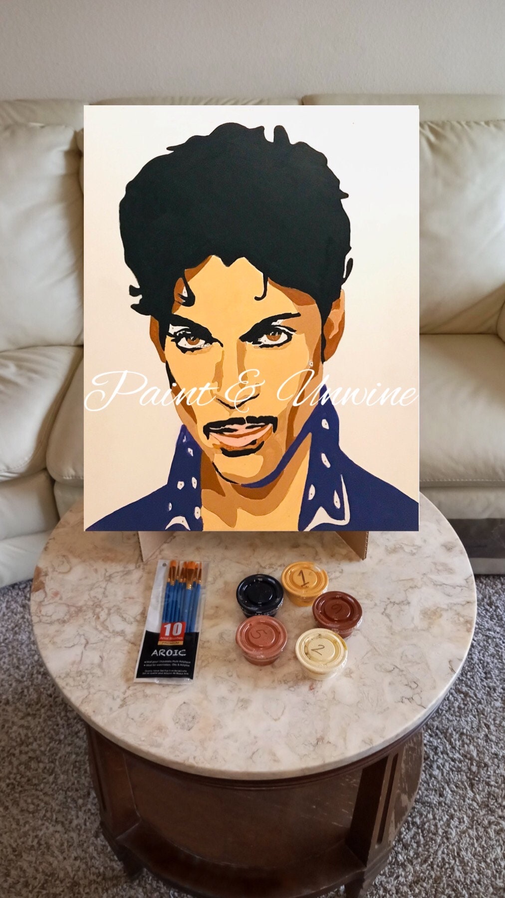 Prince Paint by Numbers Kit - Etsy