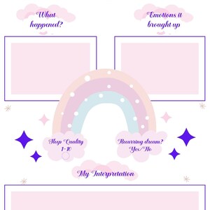 Dream Reflections Printable Journal - Etsy