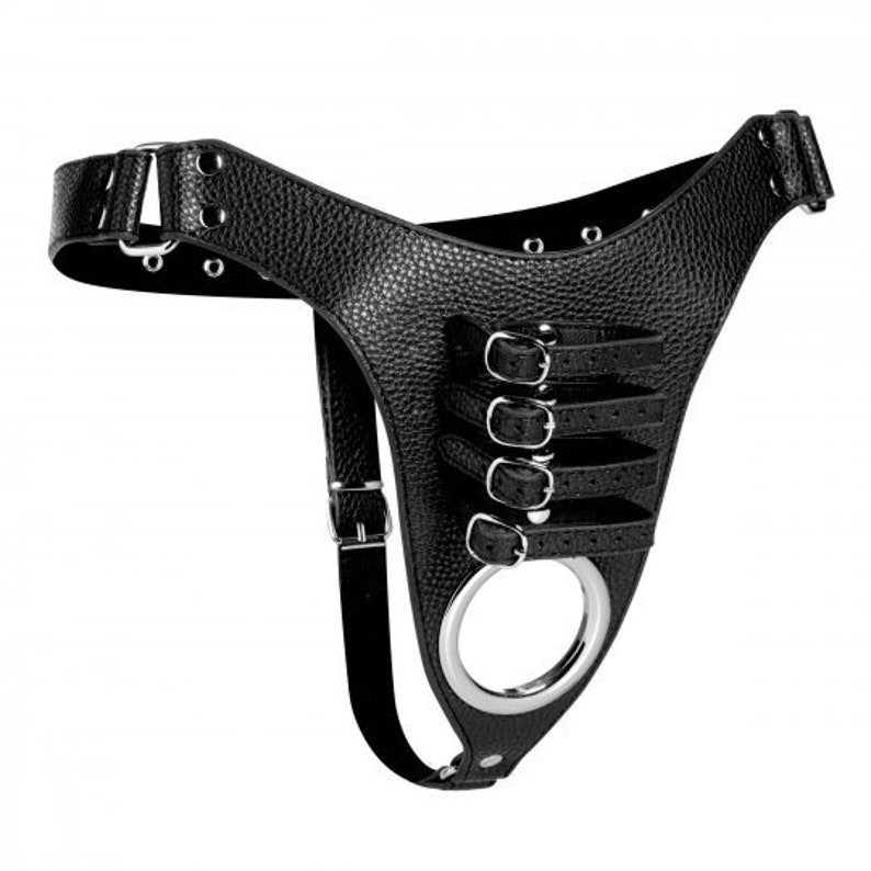 Bdsm Male Chastity Jock Harness For Men Etsy
