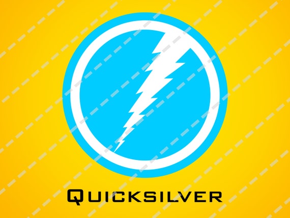 Quicksilver Logo SVG PNG Instant Download Files | Etsy