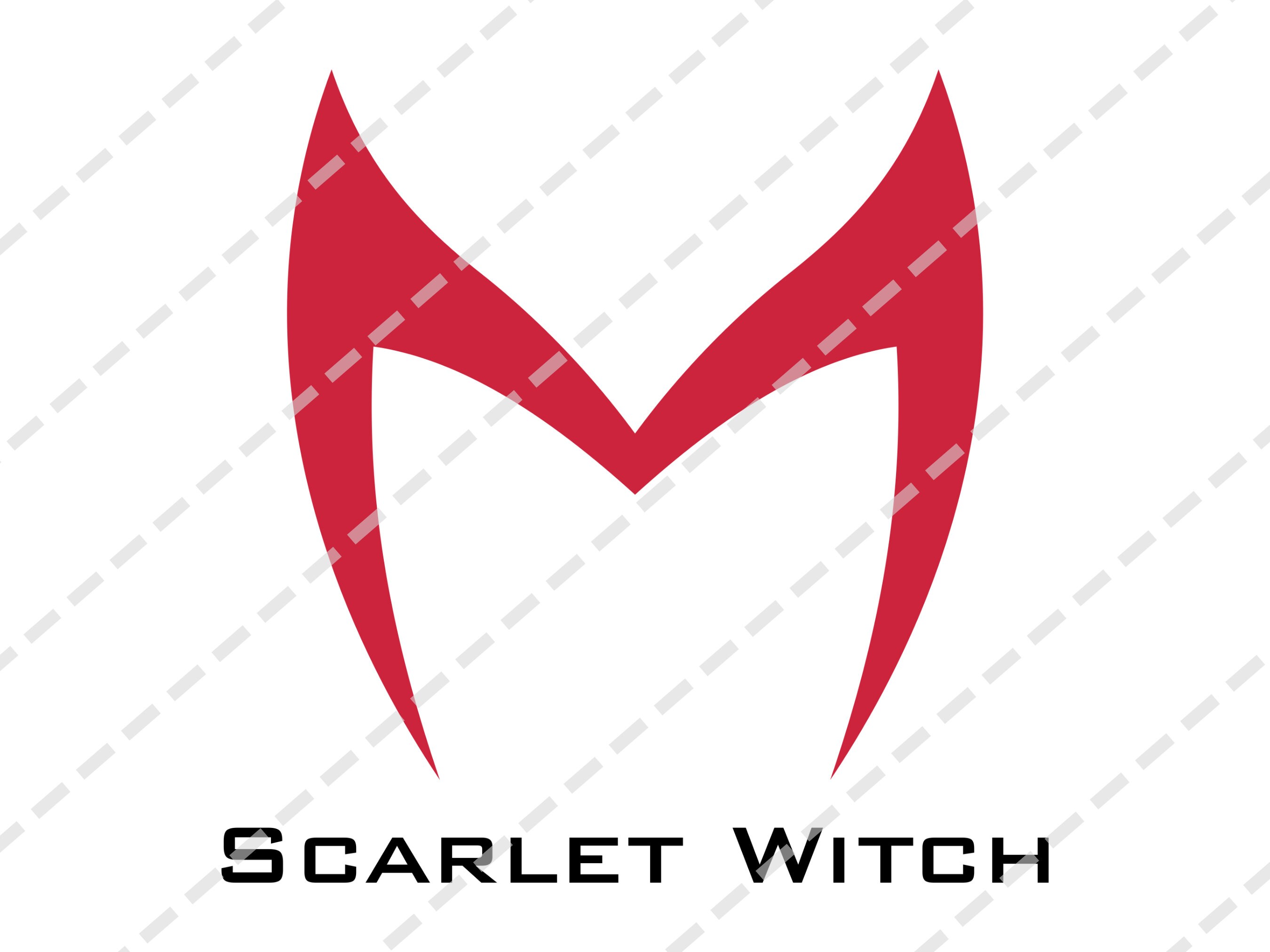 Scarlet Witch Logo SVG PNG Instant Download Dateien | Etsy