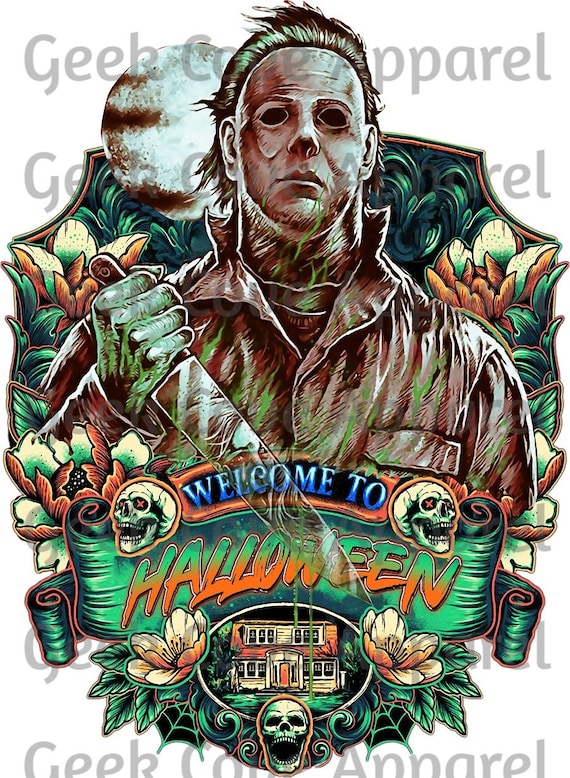Halloween Michael Myers Welcome to Halloween Digital - Etsy