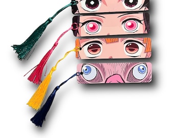 Demon Slayer Anime Bookmark - Etsy