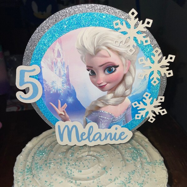 Elsa Cake Decorations - Etsy