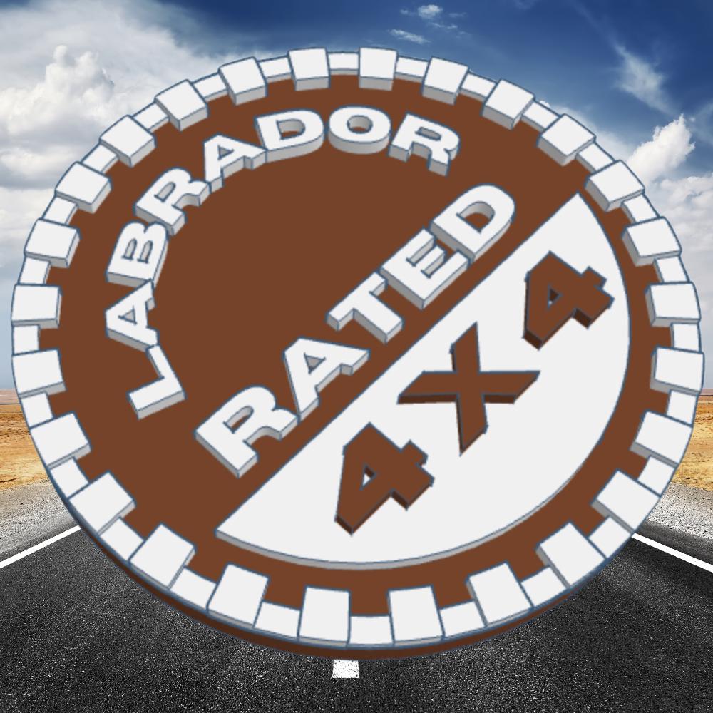 CUSTOMIZABLE 3D Labrador RATED 4x4 3 Inch Magnetic Badge for Jeep Car ...
