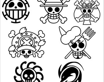 One Piece Decals | Etsy