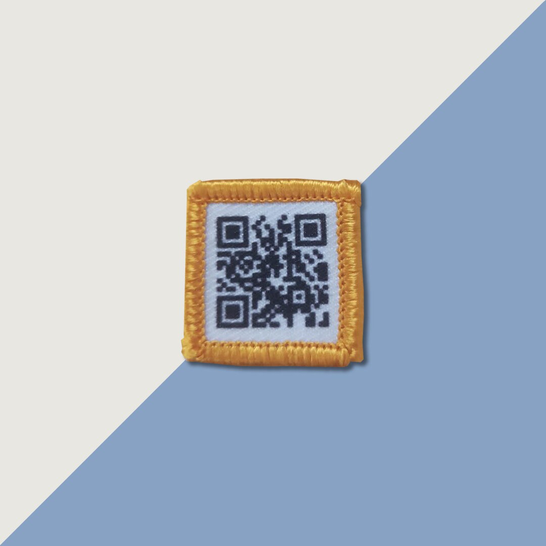 1 QR Code Patch Punk Patch Christian Patch Sew on Embroidery Patches ...