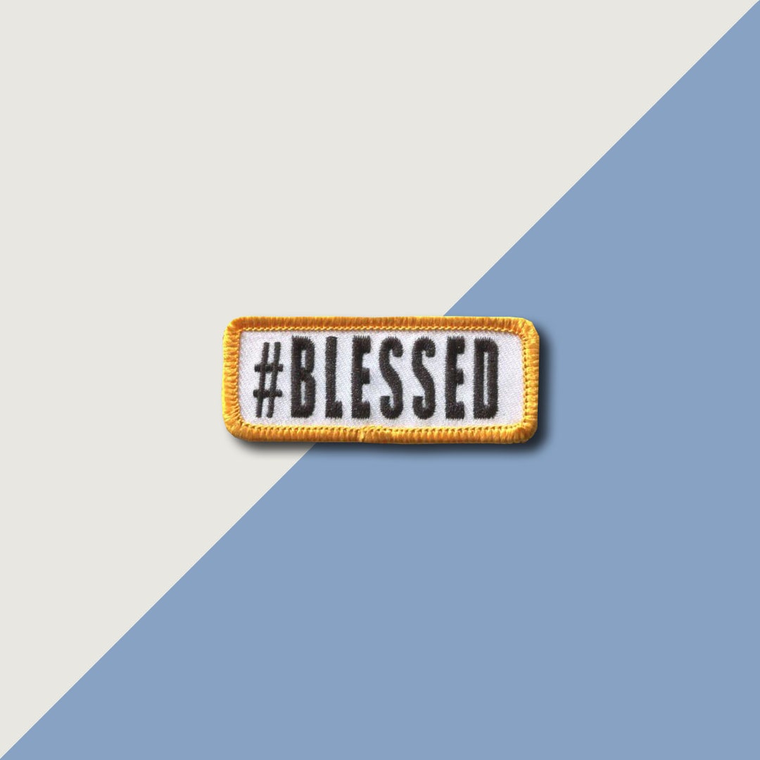 I Am Blessed Patch | Punk Patch | Christian Patch | Sew on | Embroidery ...