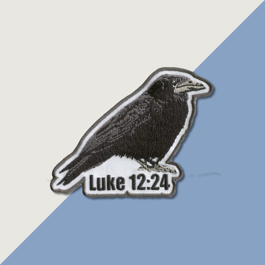 Raven Patch Punk Patch Christian Patch Sew on Embroidery Patches for ...