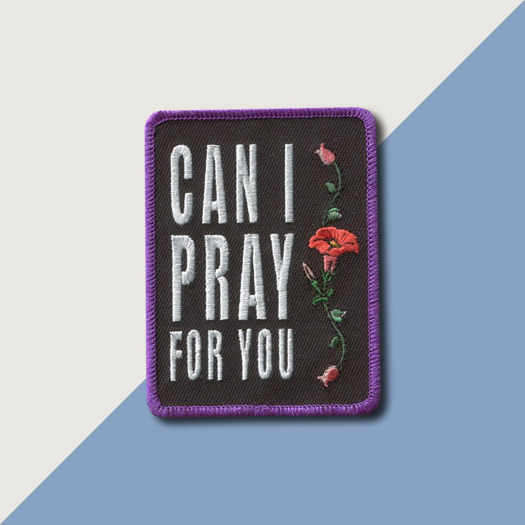 Pray for You Patch | Punk Patch | Christian Patch | Sew on | Embroidery ...