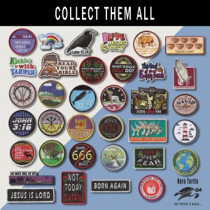 King Jesus Patch Punk Patch Christian Patch Sew on Embroidery Patches ...