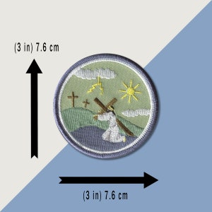 Calvary Patch | Punk Patch | Christian Patch | Sew on | Embroidery ...