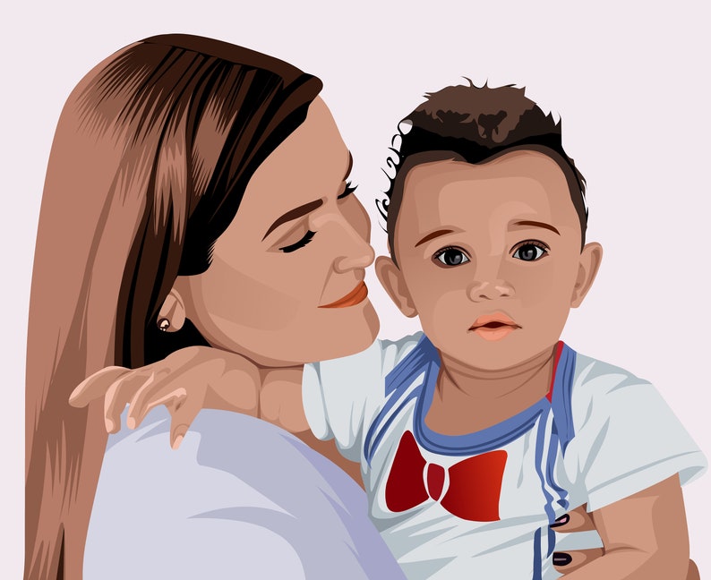 Cartoon Portrait Painting Custom Cartoon Portrait Drawing - Etsy