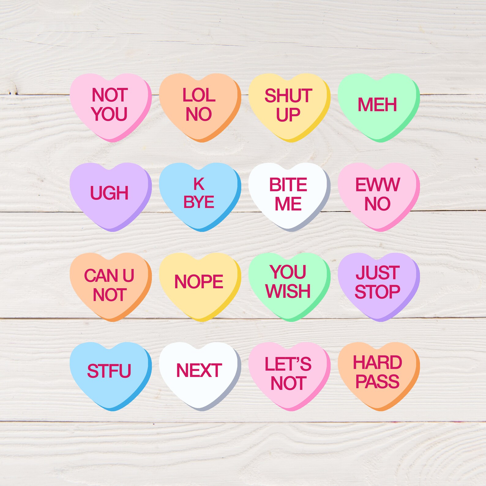 Heart Candy Svg | Anti Valentine Svg | Anti Valentines Day Png ...