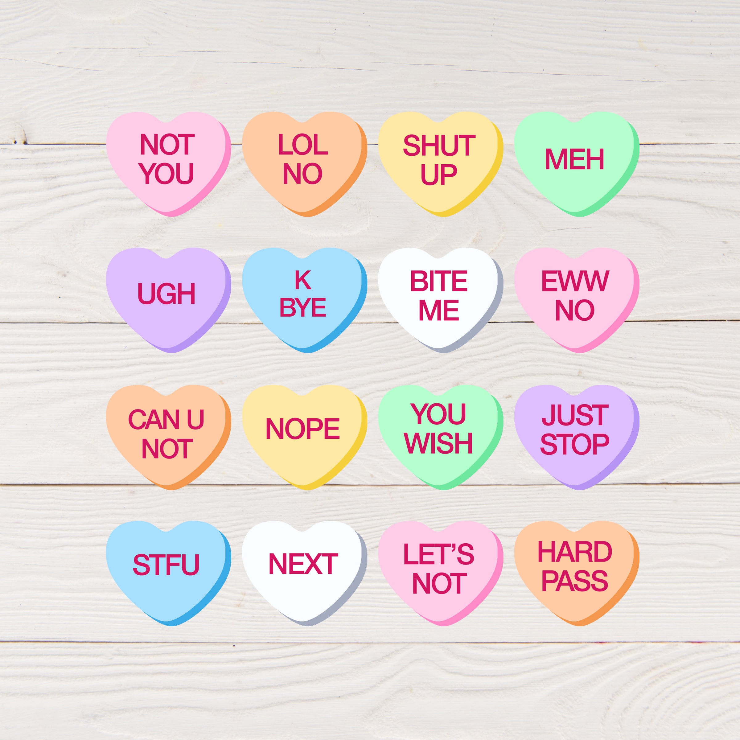 Heart Candy Svg | Anti Valentine Svg | Anti Valentines Day Png ...