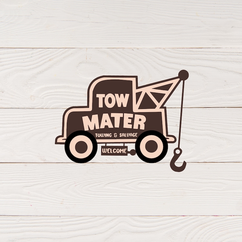 Tow Mater Svg - Etsy
