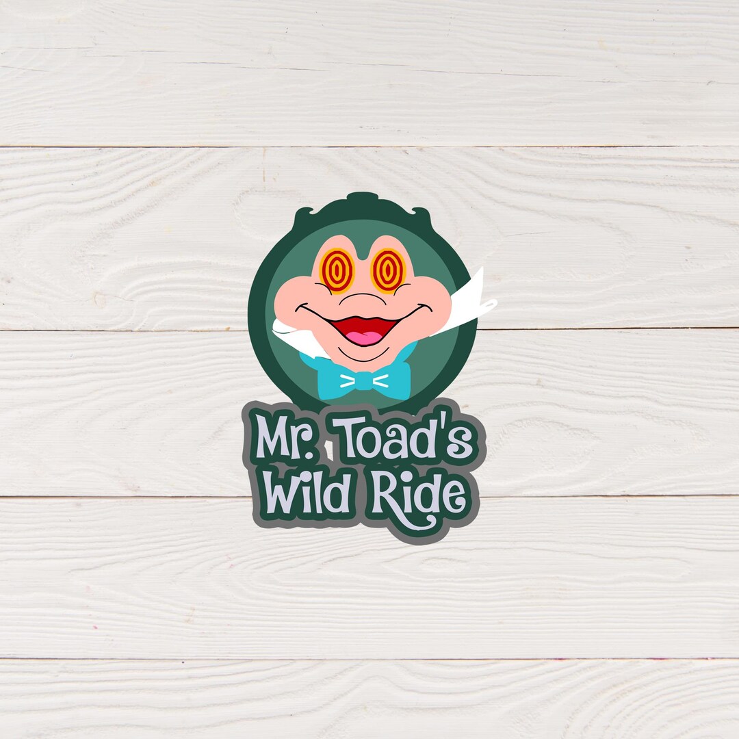 SVG File | Mr Toad's Wild Ride Svg | Scrapbook Title Svg | Die Cut File ...