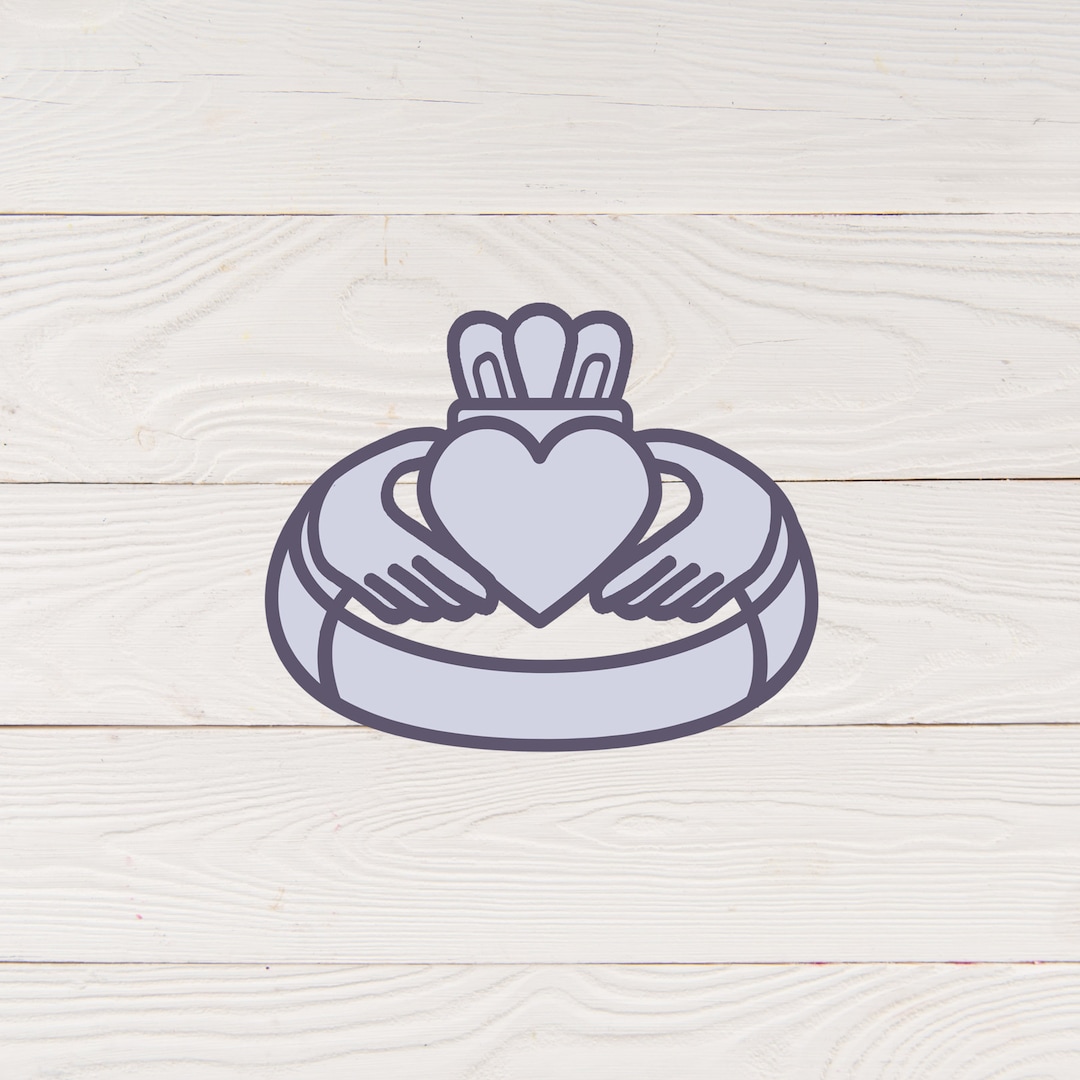 SVG File | Claddagh Ring Svg | Celtic Claddagh Svg | Irish Claddagh Svg ...
