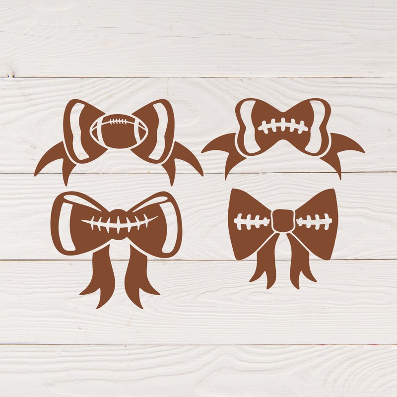 Bow Hair Football - Etsy