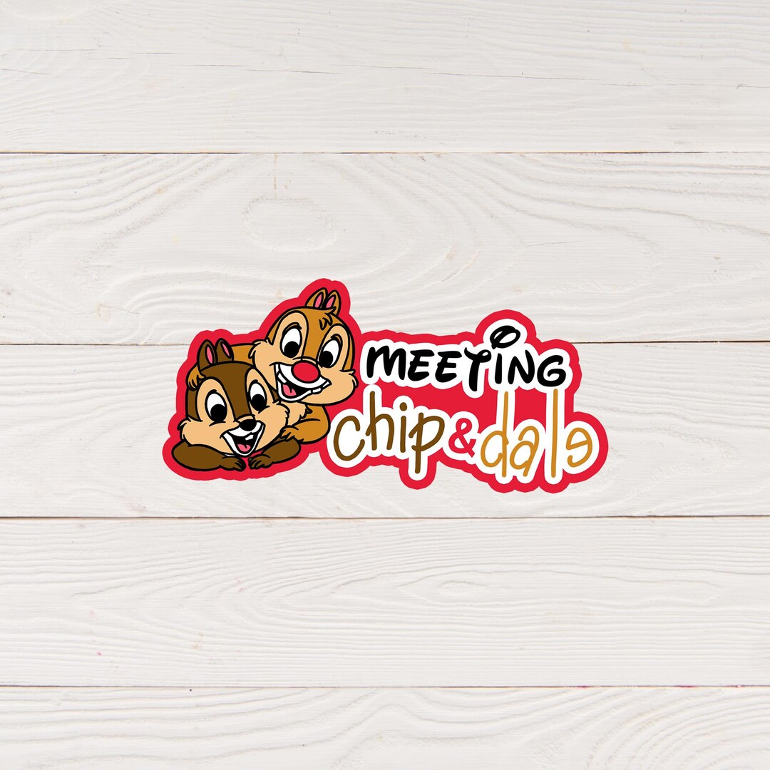 SVG File | Chip and Dale Svg | Scrapbook Title Svg | Cut File | Die Cut ...