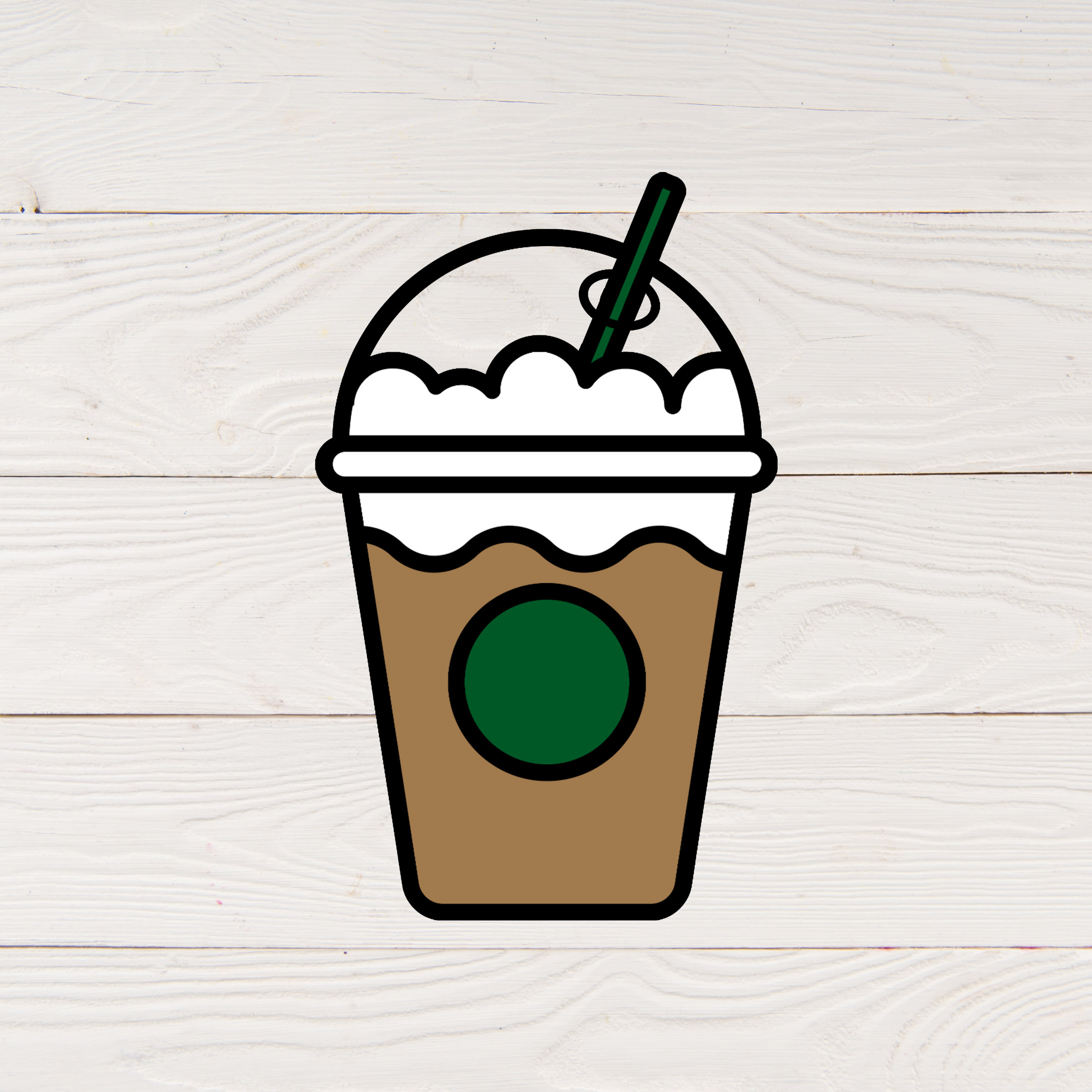 Frappuccino Svg | Frappuccino Clipart | Mocha Frappuccino | Frapp ...