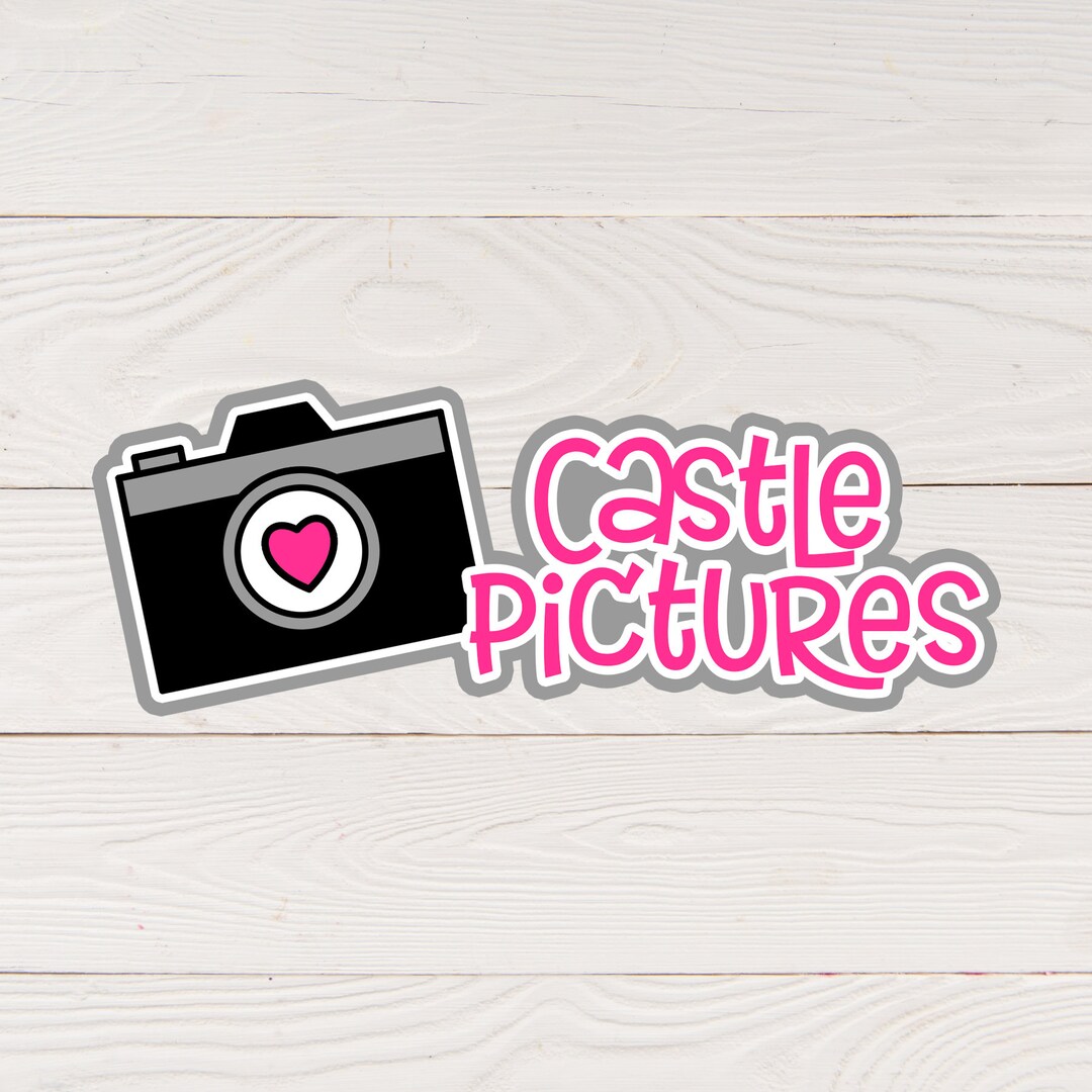 SVG File | Castle Pictures Svg | Scrapbook Title Svg | Cut File | Die ...