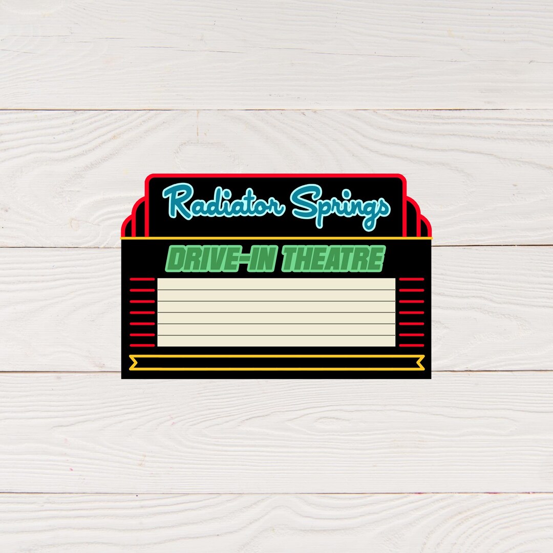 SVG File | Radiator Springs Drive in Svg | Scrapbook Title Svg | Die ...