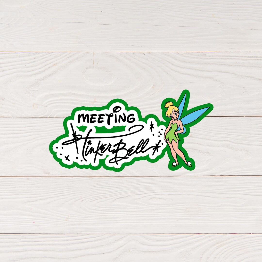 SVG File | Meet Tinkerbell Svg | Scrapbook Title Svg | Cut File | Die ...
